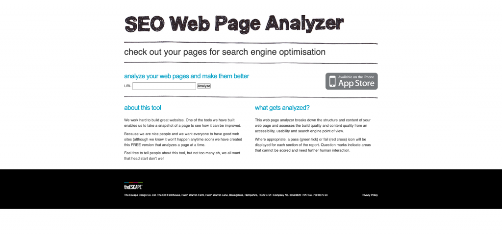 Technical SEO tools - iMasterWeb